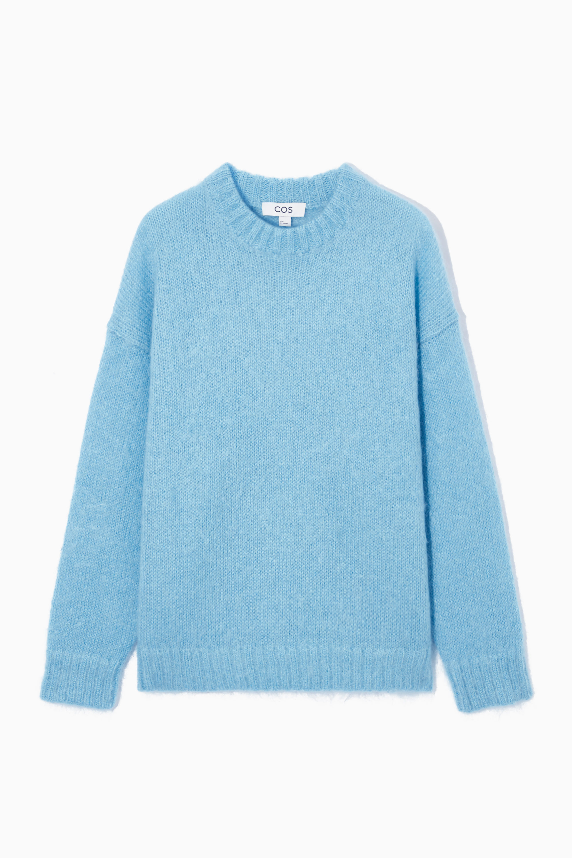 MOHAIR CREW-NECK JUMPER - YELLOW MOHAIR CREW-NECK JUMPER - YELLOW