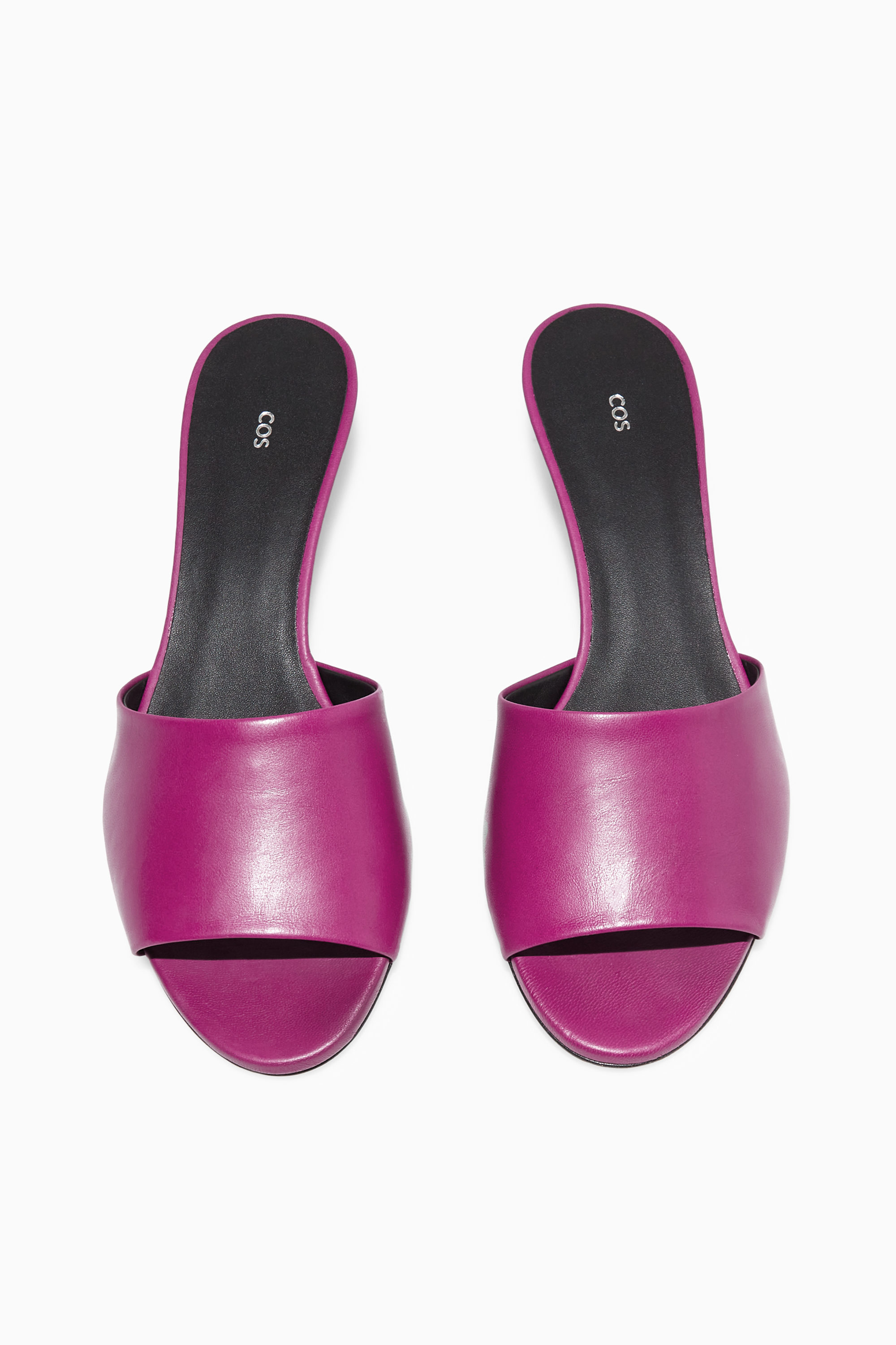 Pink mules store