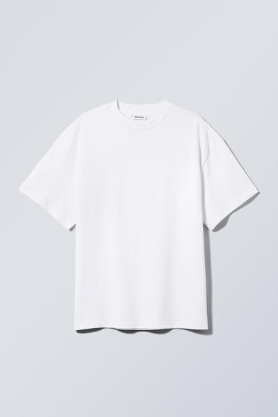 great heavyweight t-shirt - White Light | Weekday GB