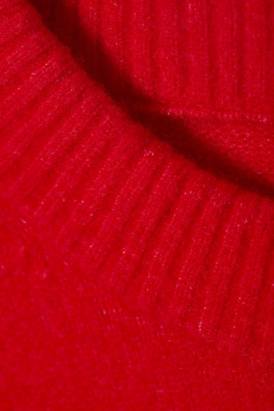 relaxed knitted sweater - Red | Weekday WW