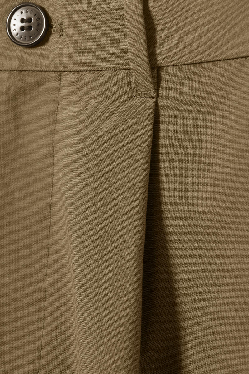 uno loose suit trousers - Dusty Beige | Weekday WW