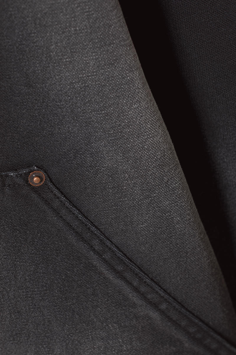 relaxed utility jacket - Washed Black | Weekday GB
