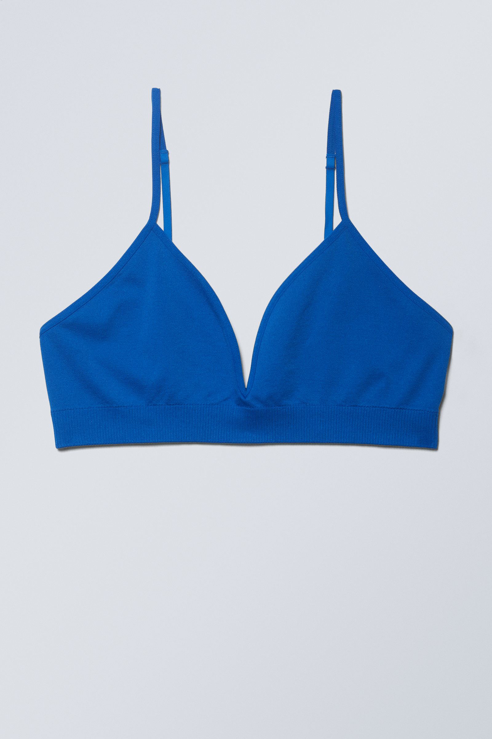 cat soft triangle bra - Blue | Weekday EU