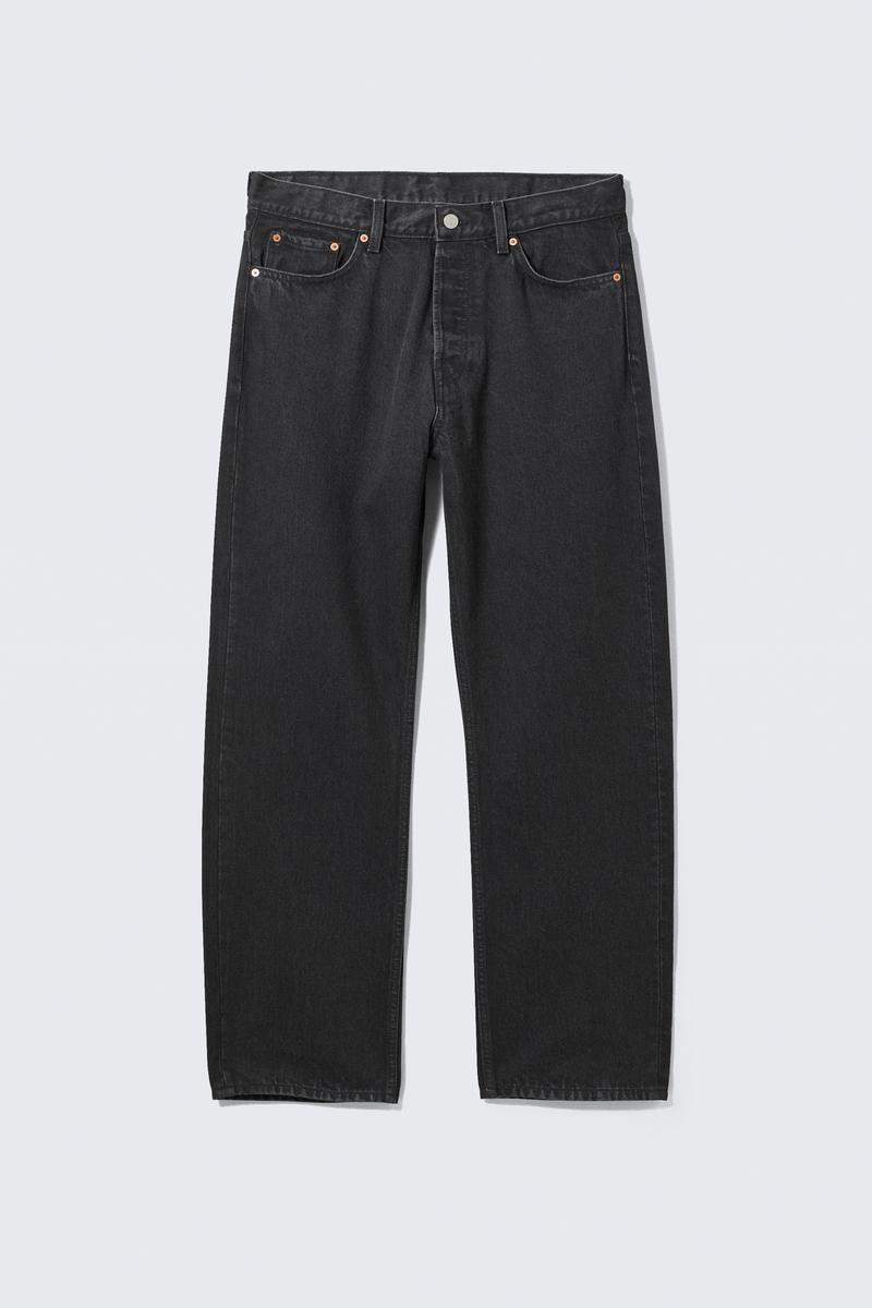 space relaxed straight leg jeans - Tuned Black - Black | Weekday DK