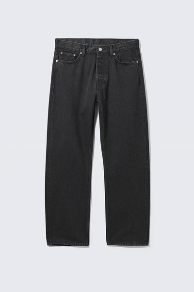 space relaxed straight leg jeans - Tuned Black - Black | Weekday GB