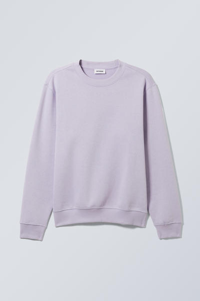 standard midweight sweatshirt - Light Dusty Purple | Weekday GB