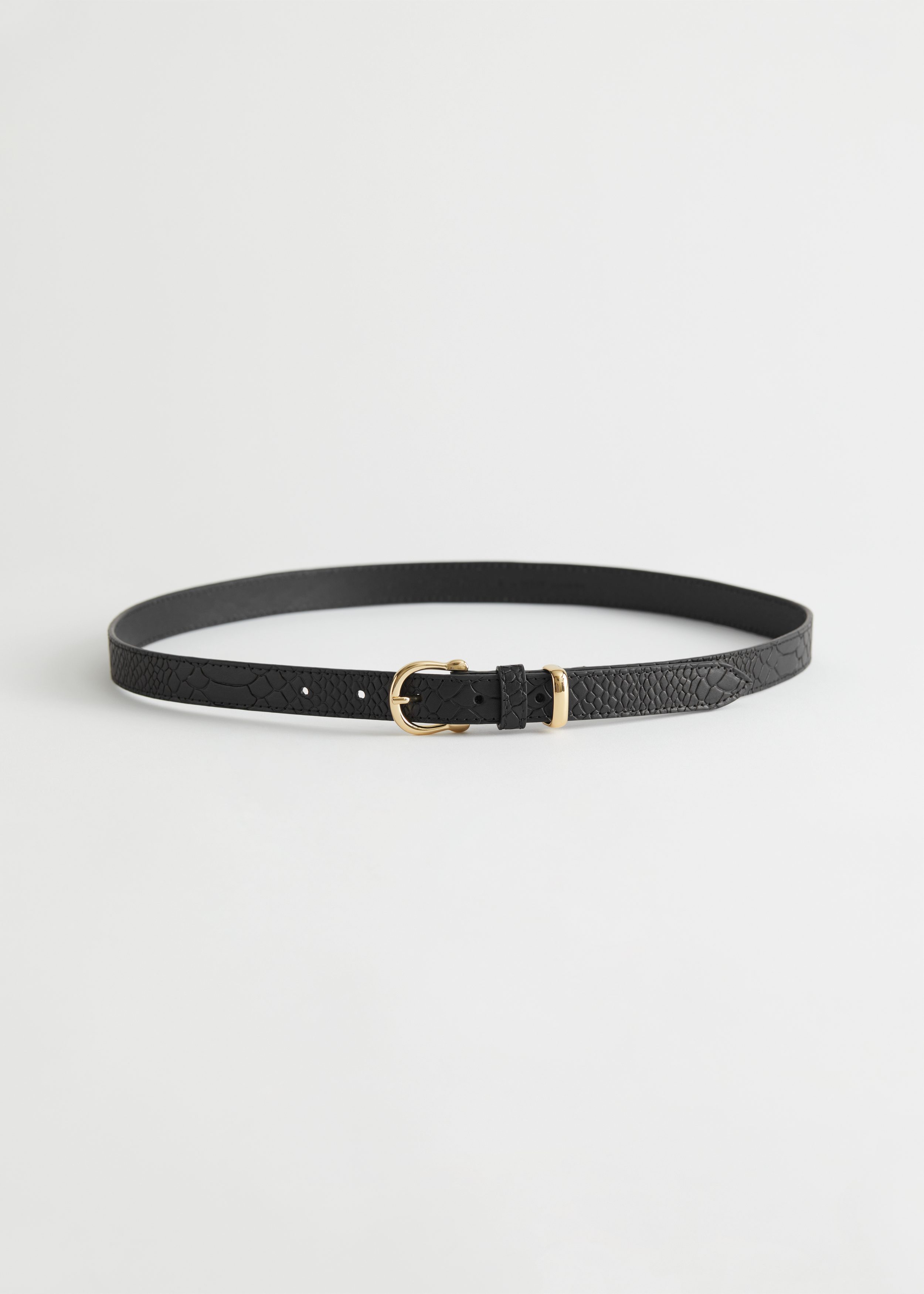 Leather Belt - Black - Accessories - & Other Stories GB