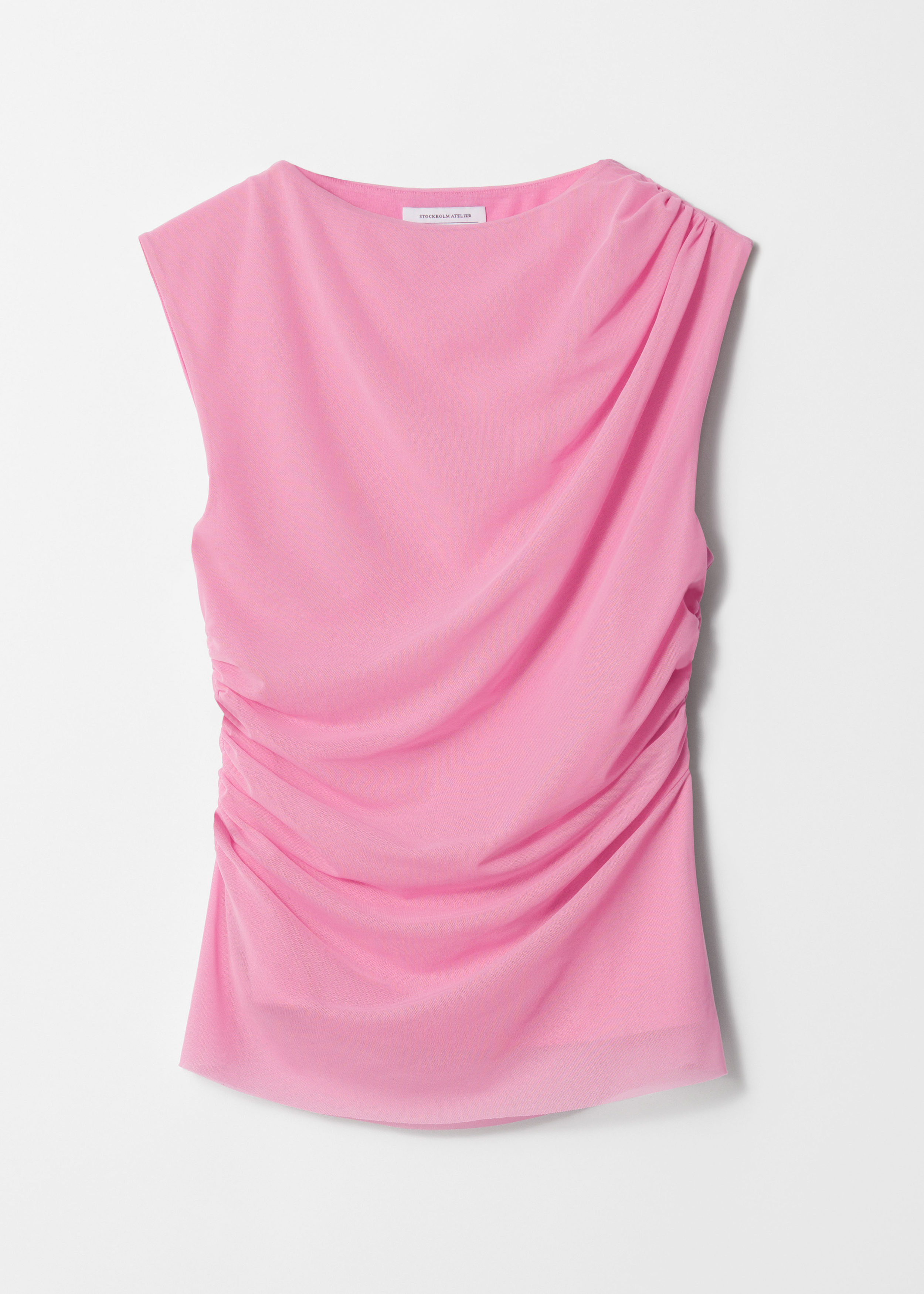 Draperad topp – Rosa – Sleeveless tops – & Other Stories SE
