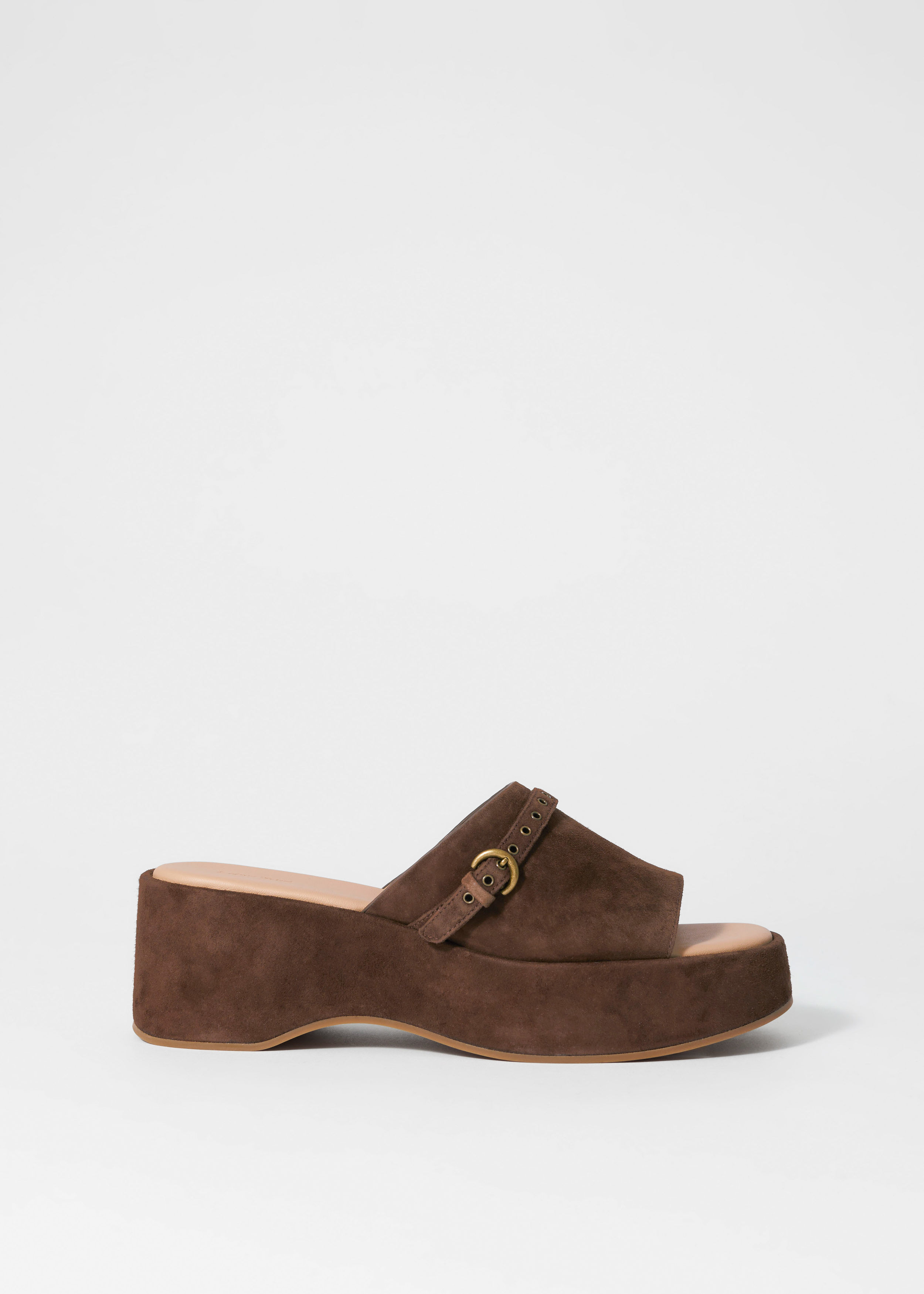 Suede Platform Mules - Brown - Shoes - & Other Stories US