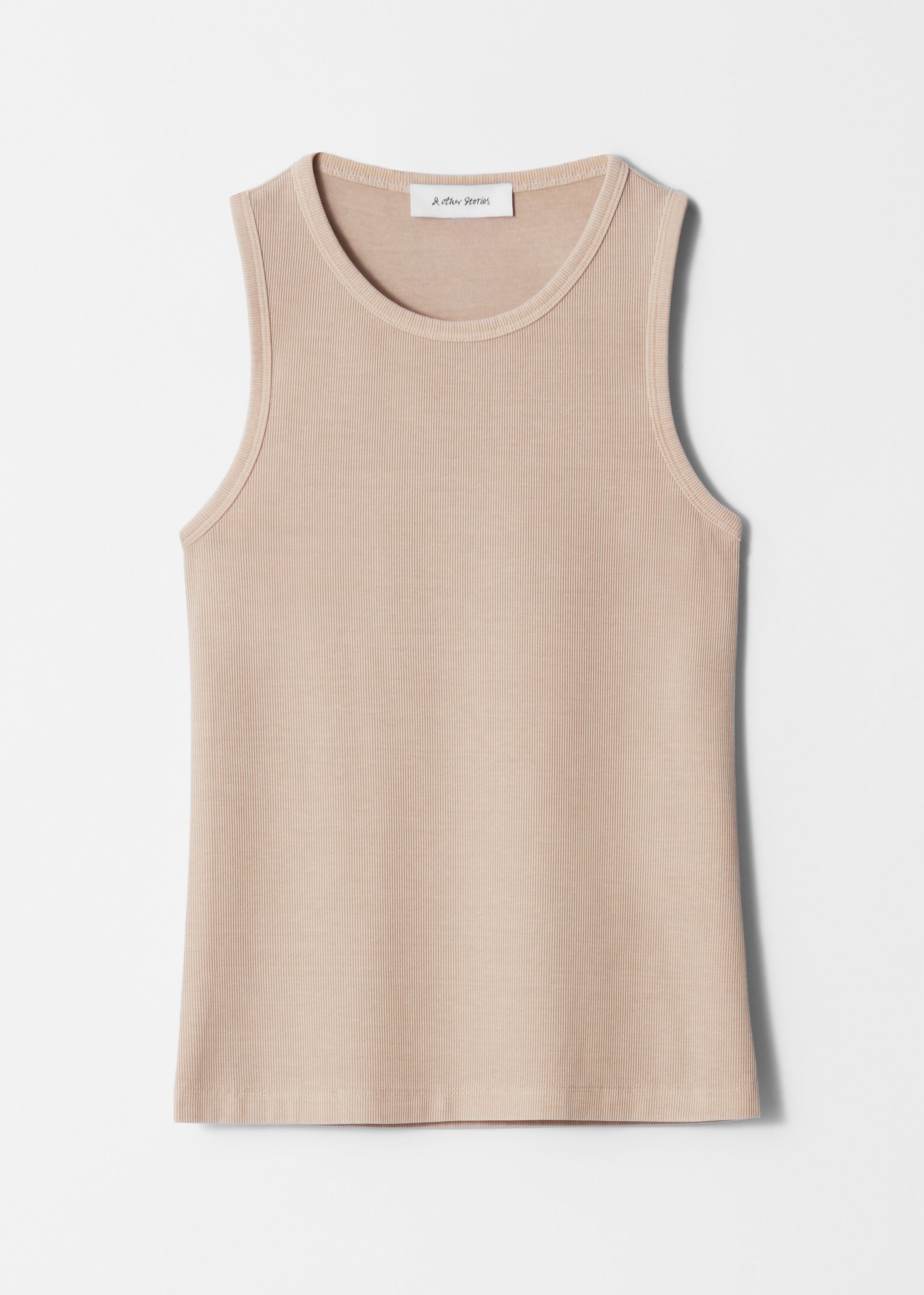 Fitted Tank Top - Beige - Tops - & Other Stories GB