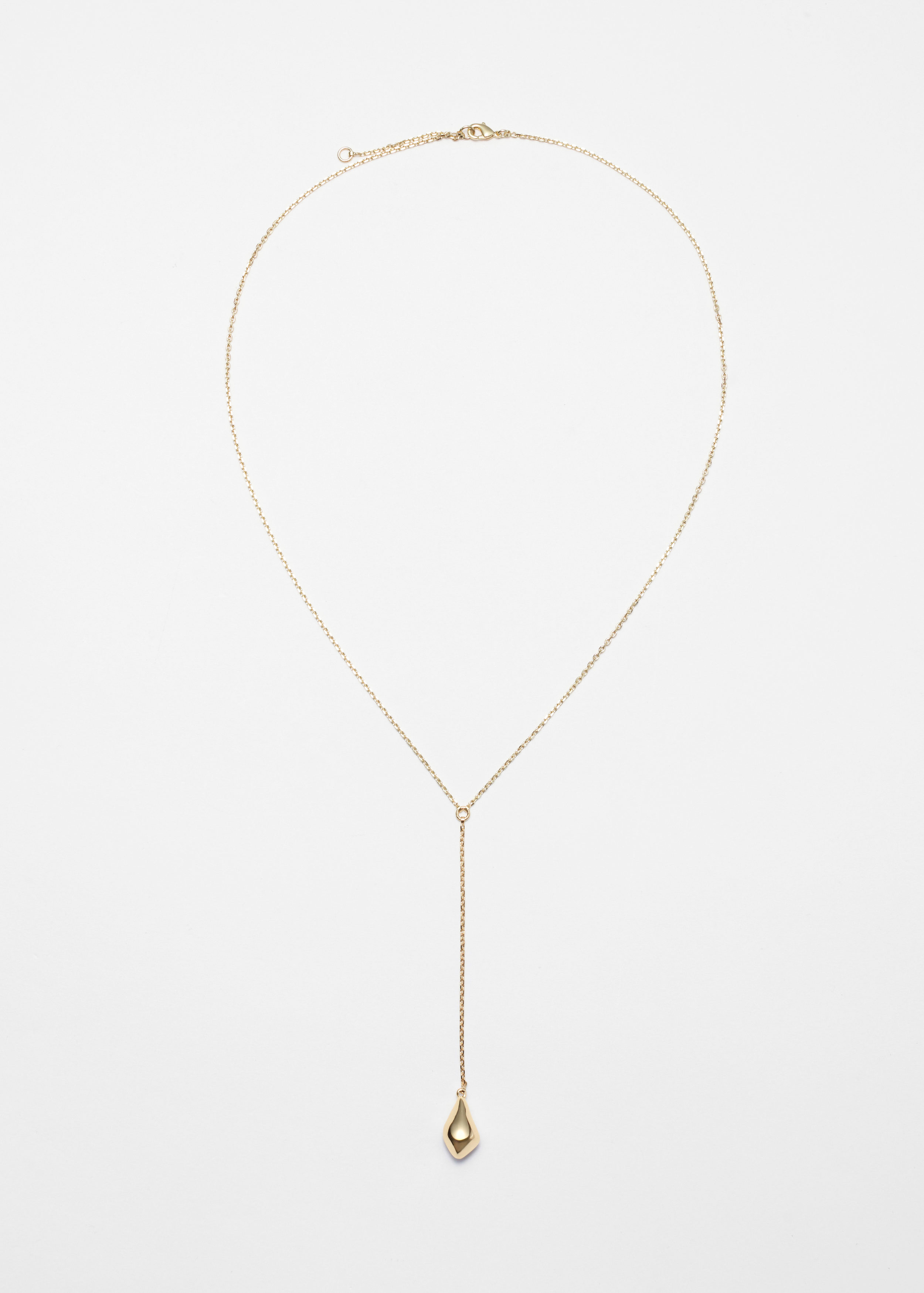 Sculpted Pebble Pendant Necklace - Gold - & Other Stories GG