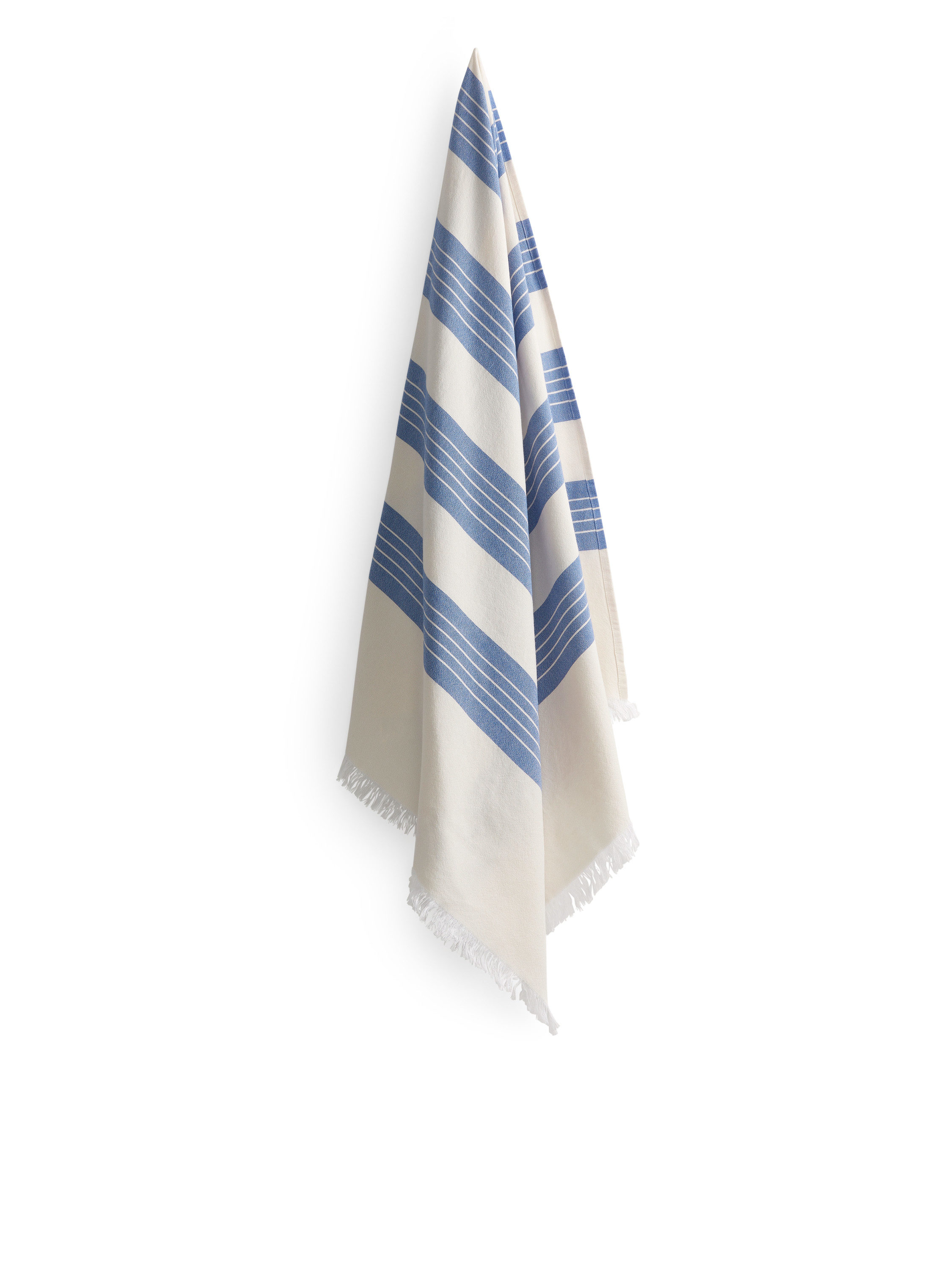 Cotton Beach Blanket – Blue/Off White – Homeware – ARKET GB