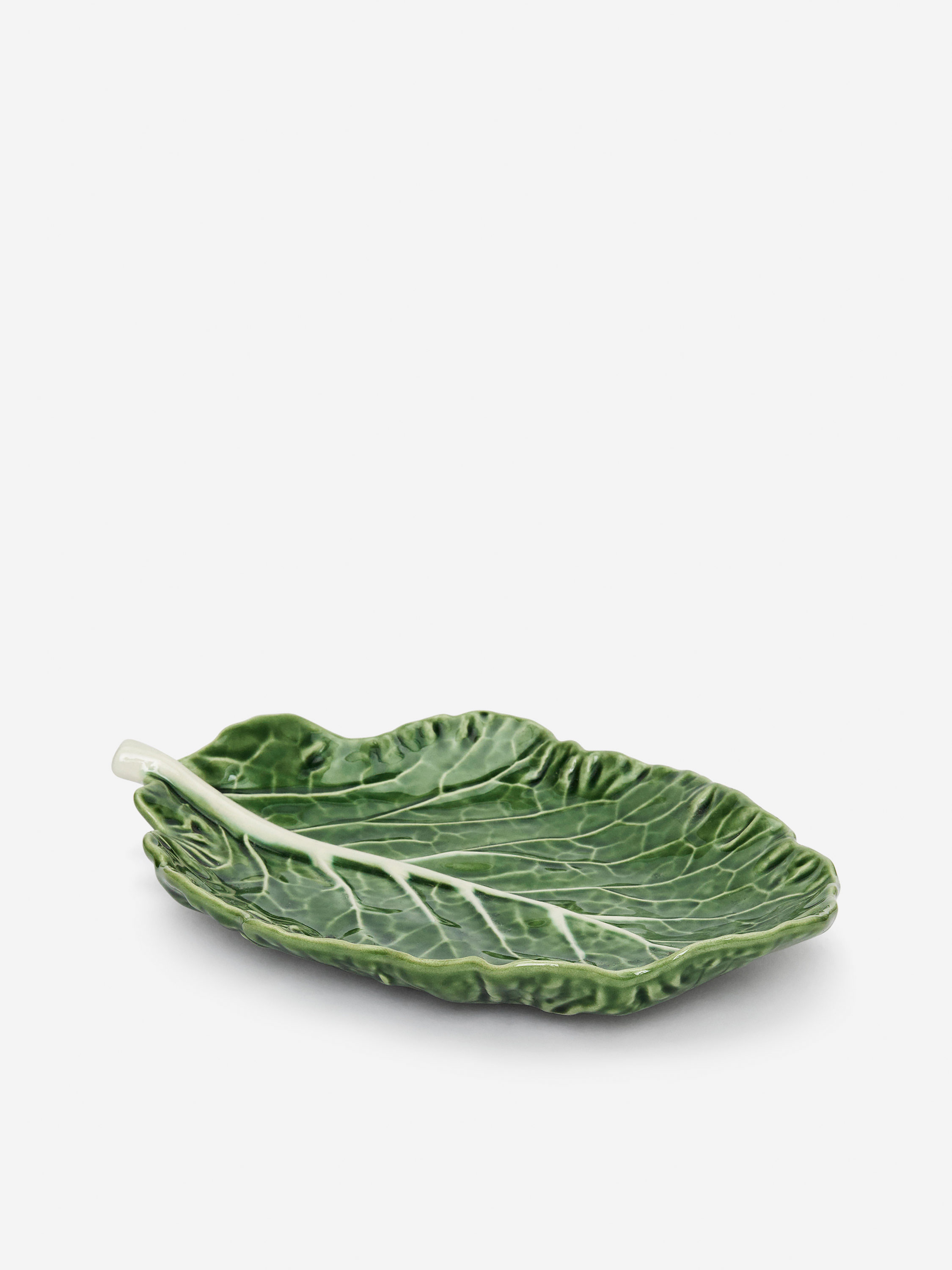 Bordallo Pinheiro Flora BORDALLO PINHEIRO Cabbage Cheese Tray - Green ...