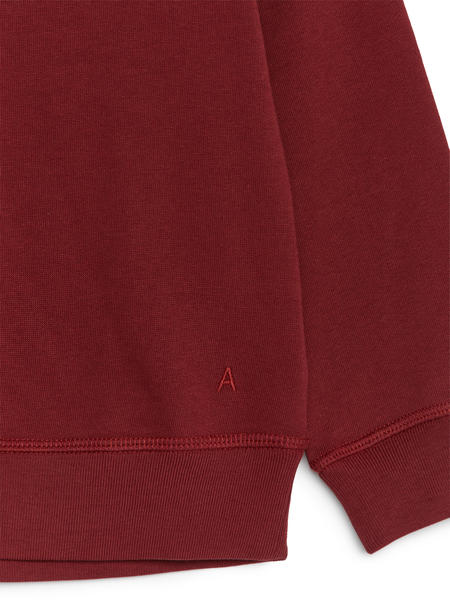 Sweat en coton – Rouge foncé – Enfant – ARKET FR