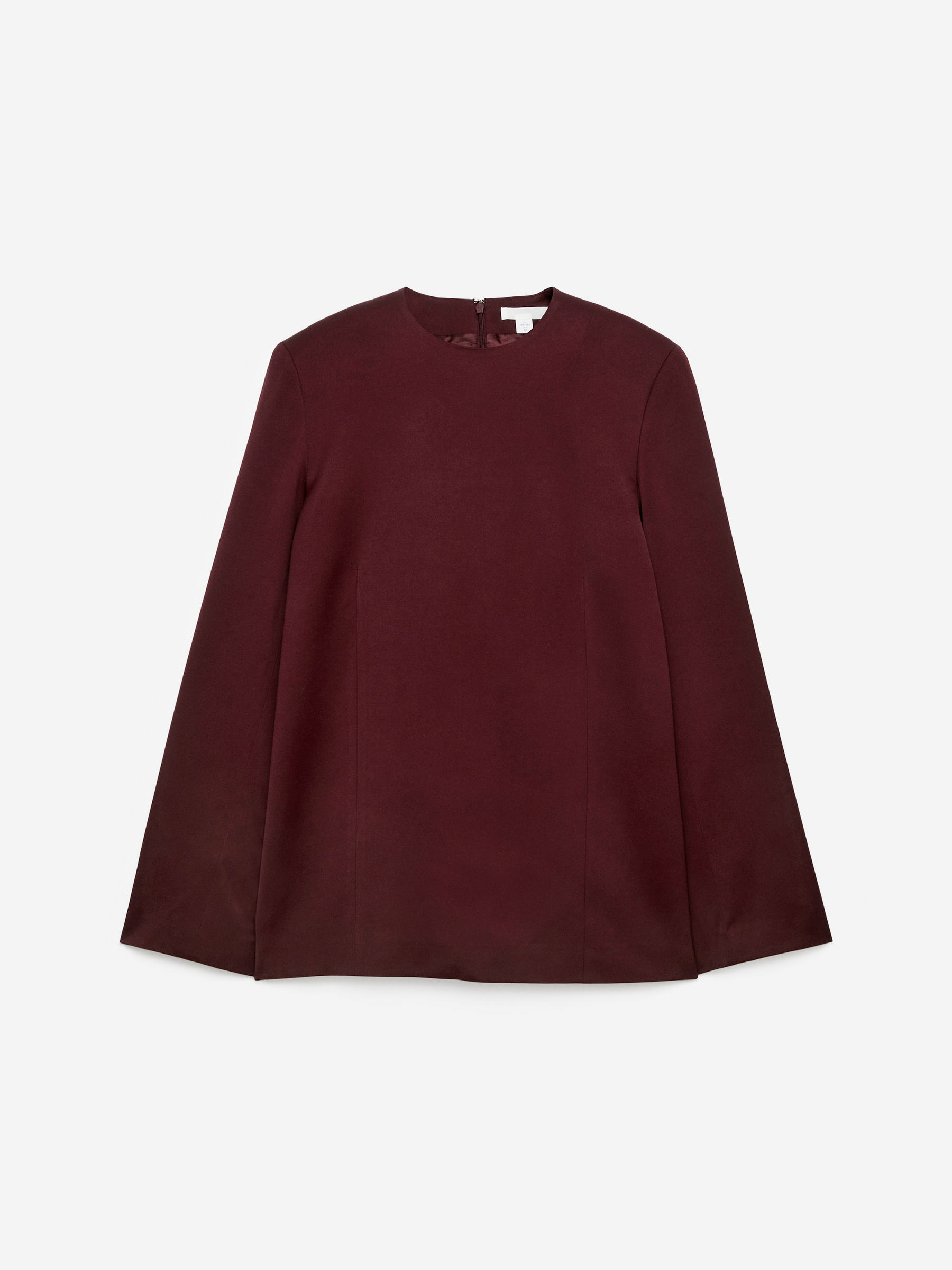 Padded-Shoulder Top – Dark Red – Women – ARKET WW