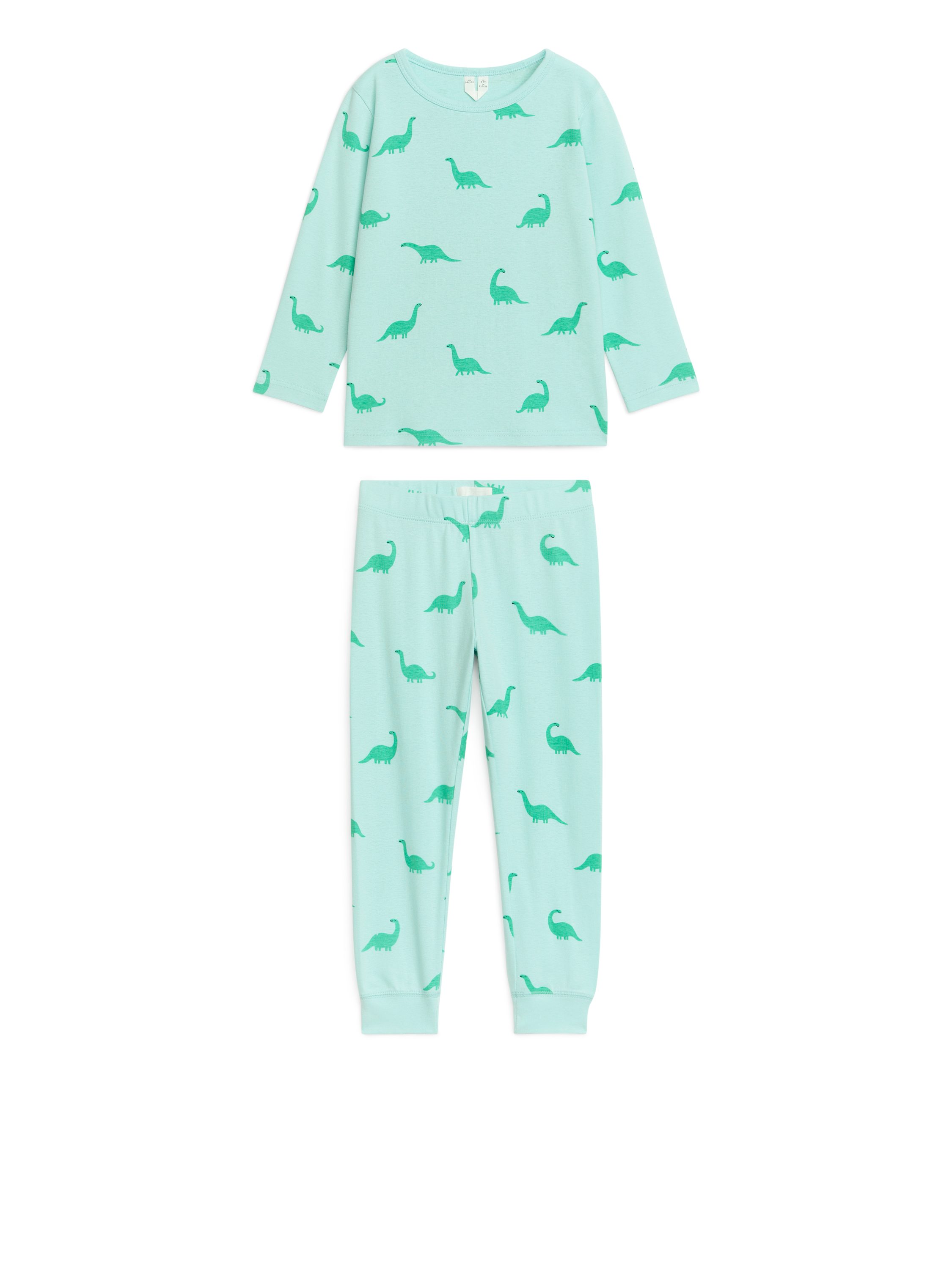Jersey Pyjama Set – Turquoise – Children – ARKET NL
