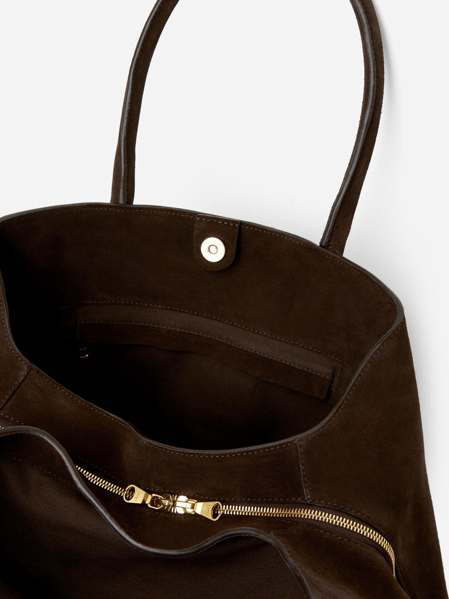 Suede Tote Bag – Brown – Women – ARKET WW