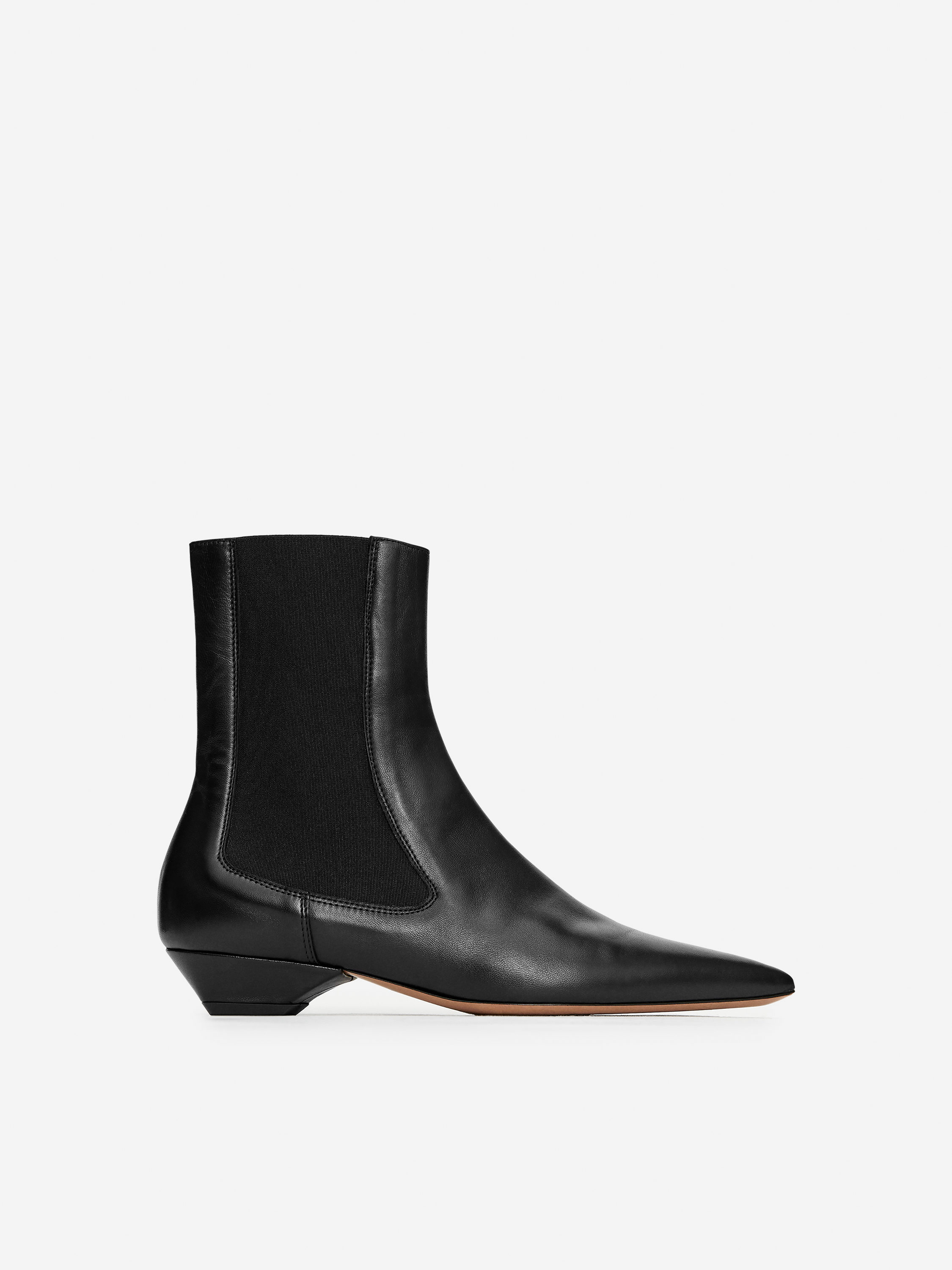 Pointy Leather Boot – Black – Women – ARKET WW