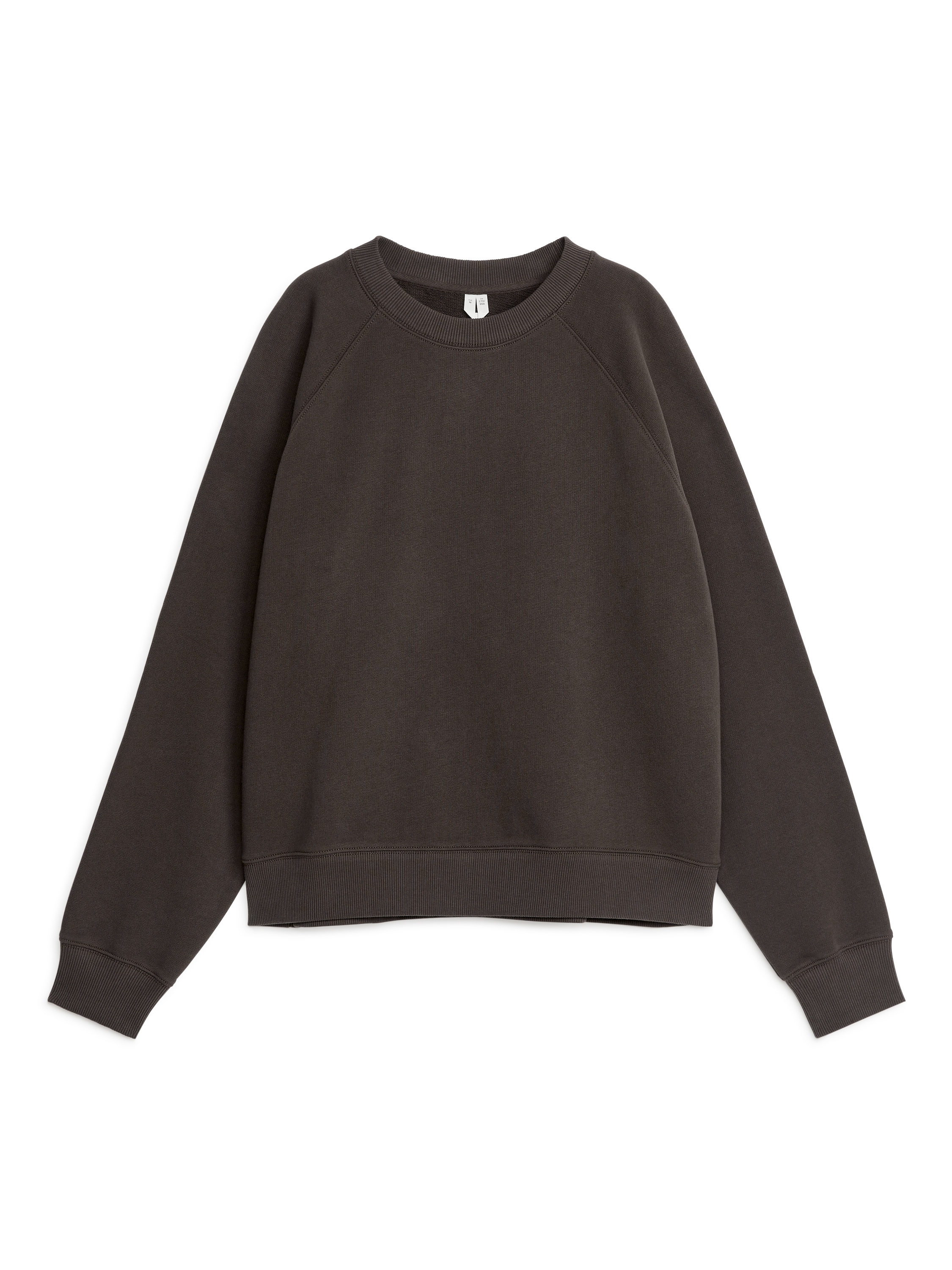 Soft French Terry Sweatshirt – Dark Brown – Women – ARKET EU