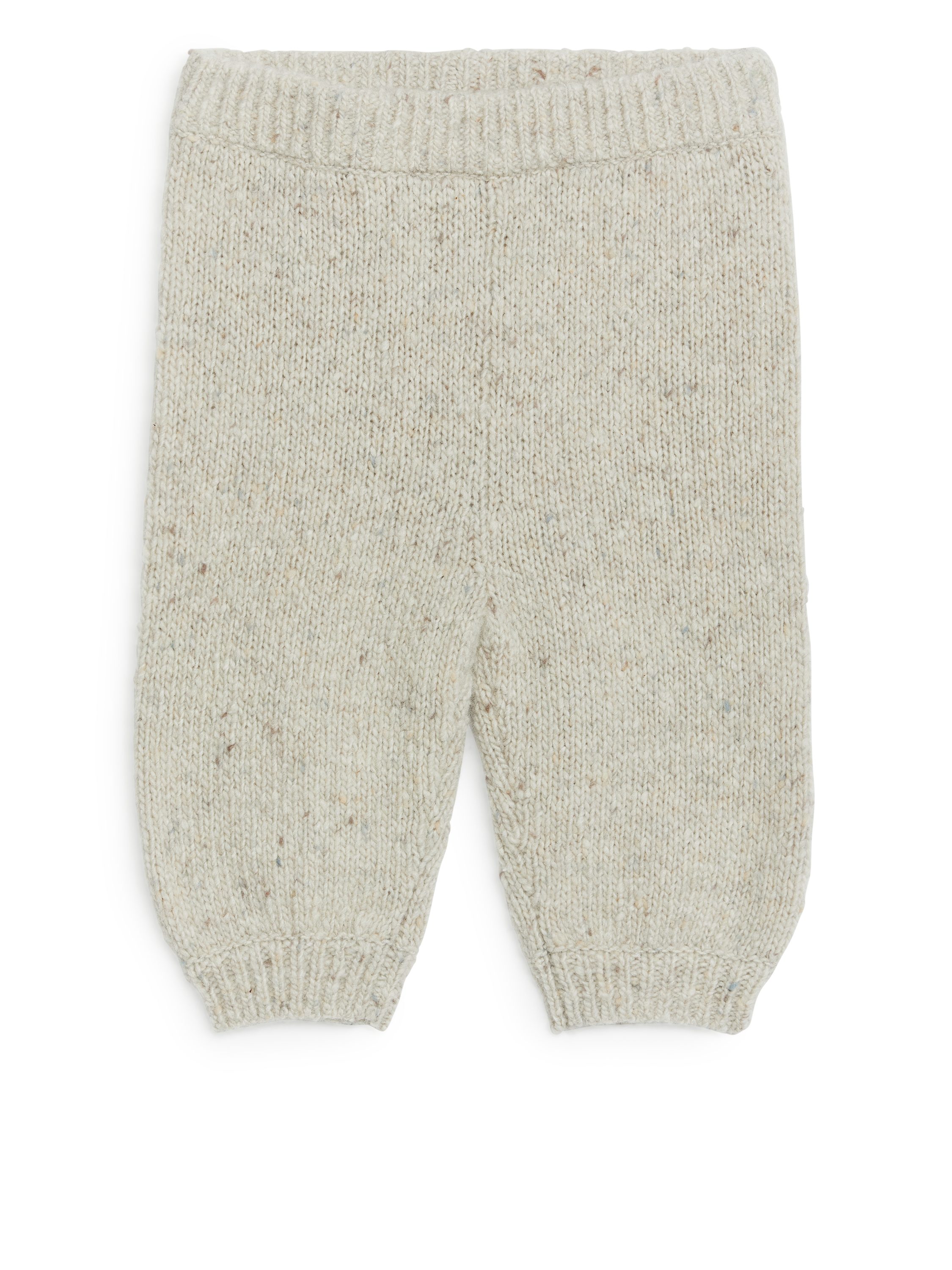 Neps Wool -Blend Trousers – Beige Melange – ARKET WW
