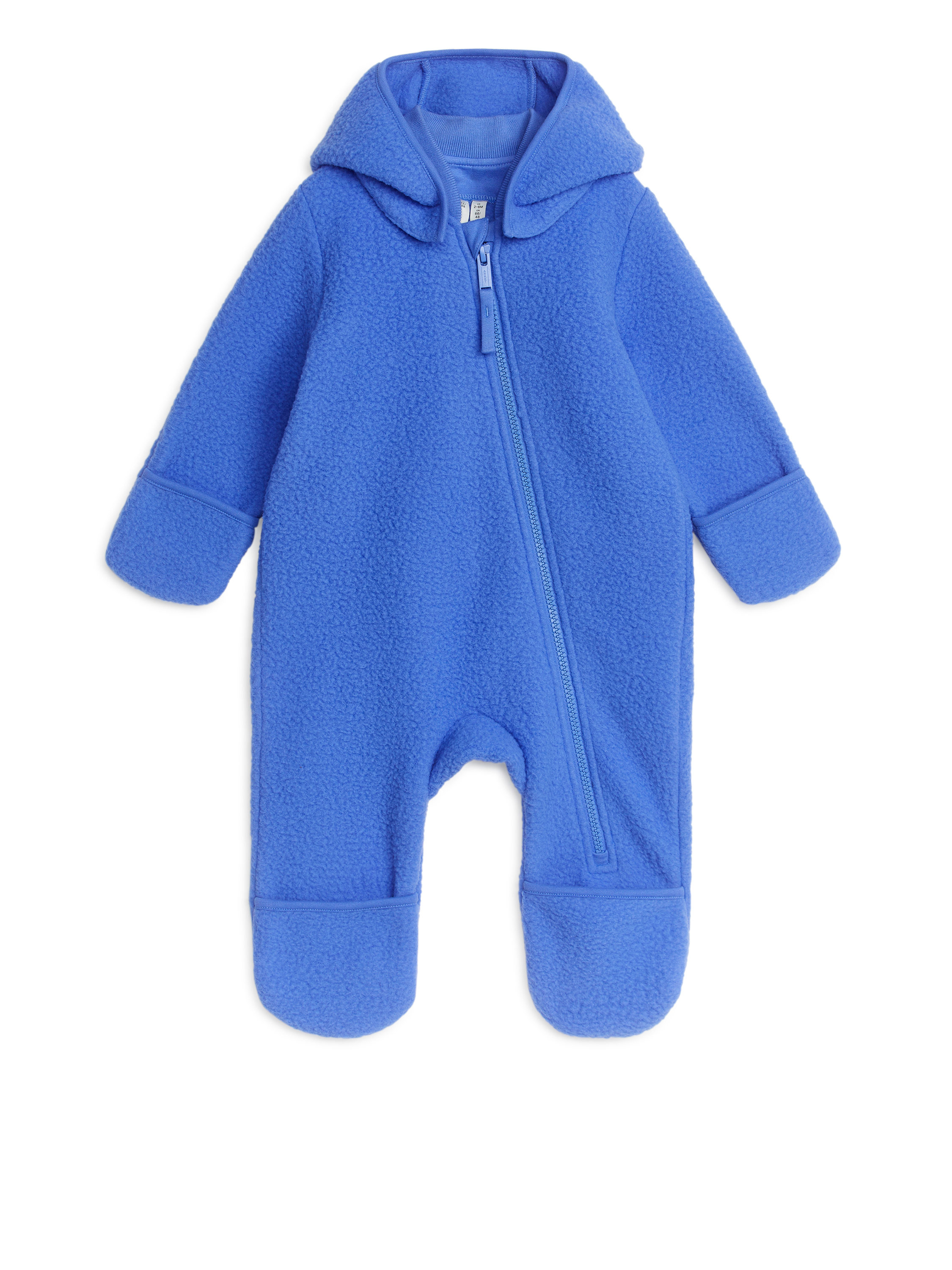 Hooded Pile Overall – Blue – Children – ARKET NL