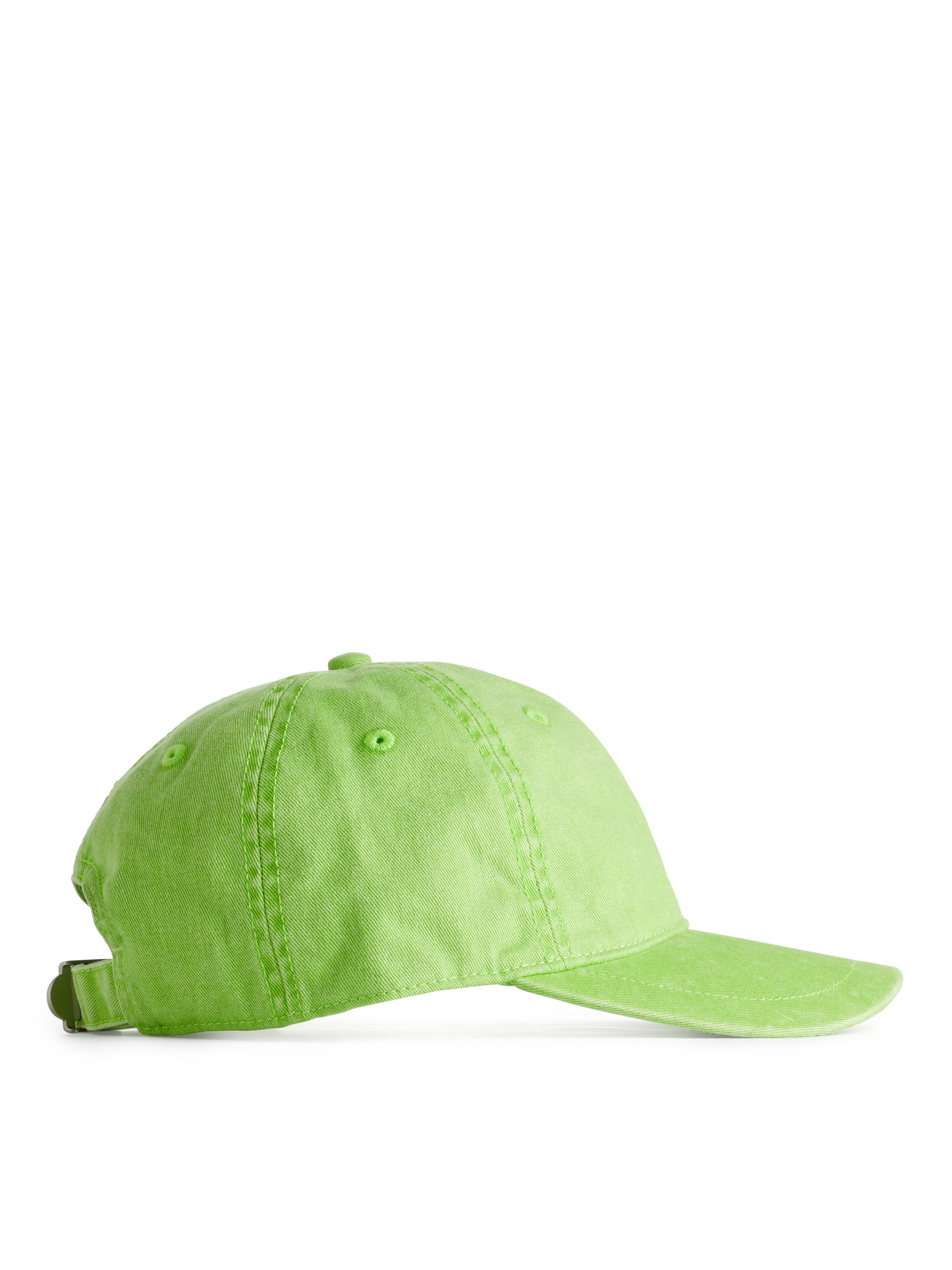 Washed Cotton Twill Cap – Bright Green – Women – ARKET EU