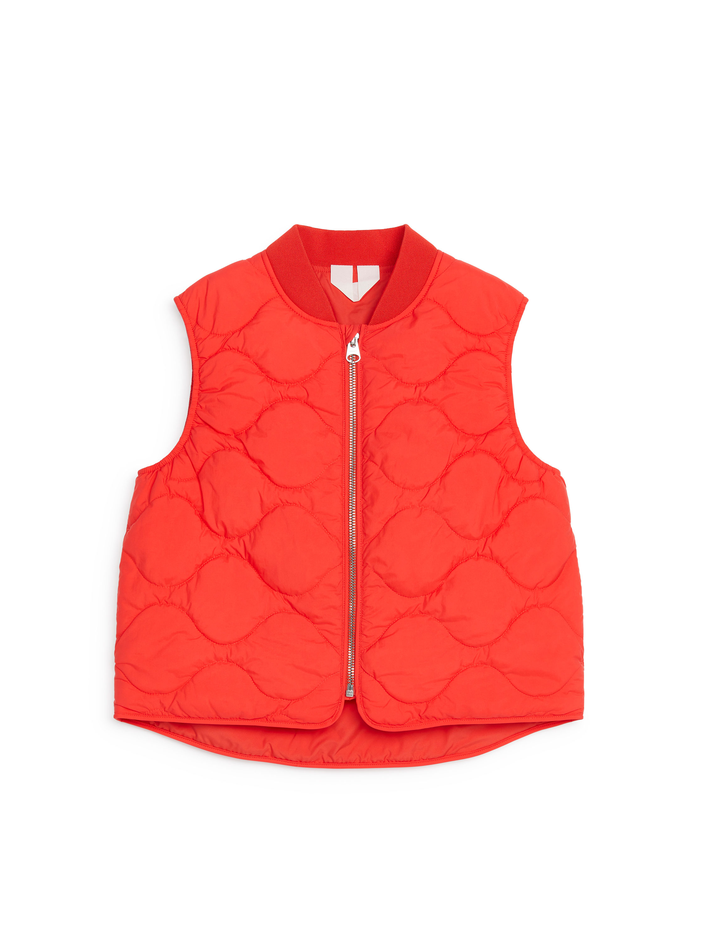 Quilted Vest – Bright Red – Children – ARKET EU