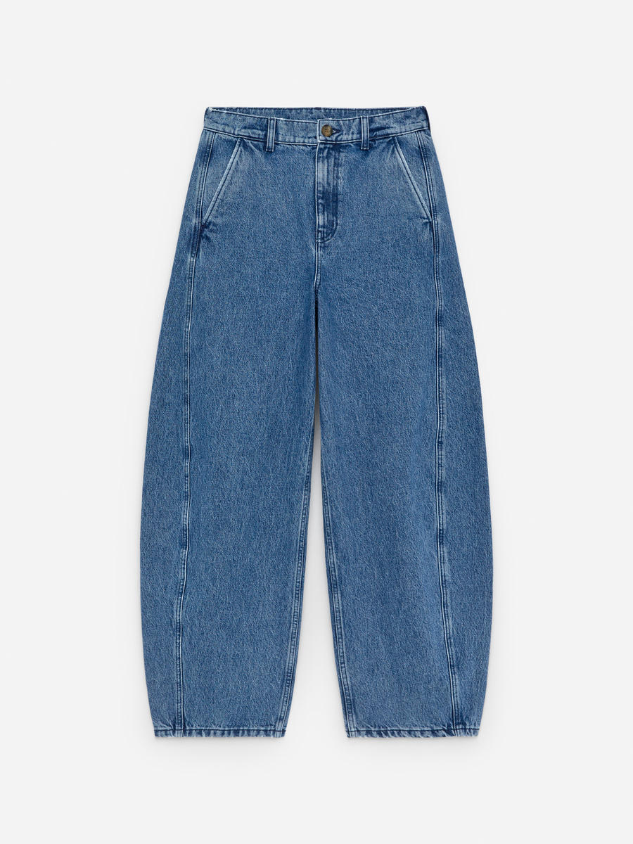Barrel-Leg Jeans – Blue – Women – ARKET WW