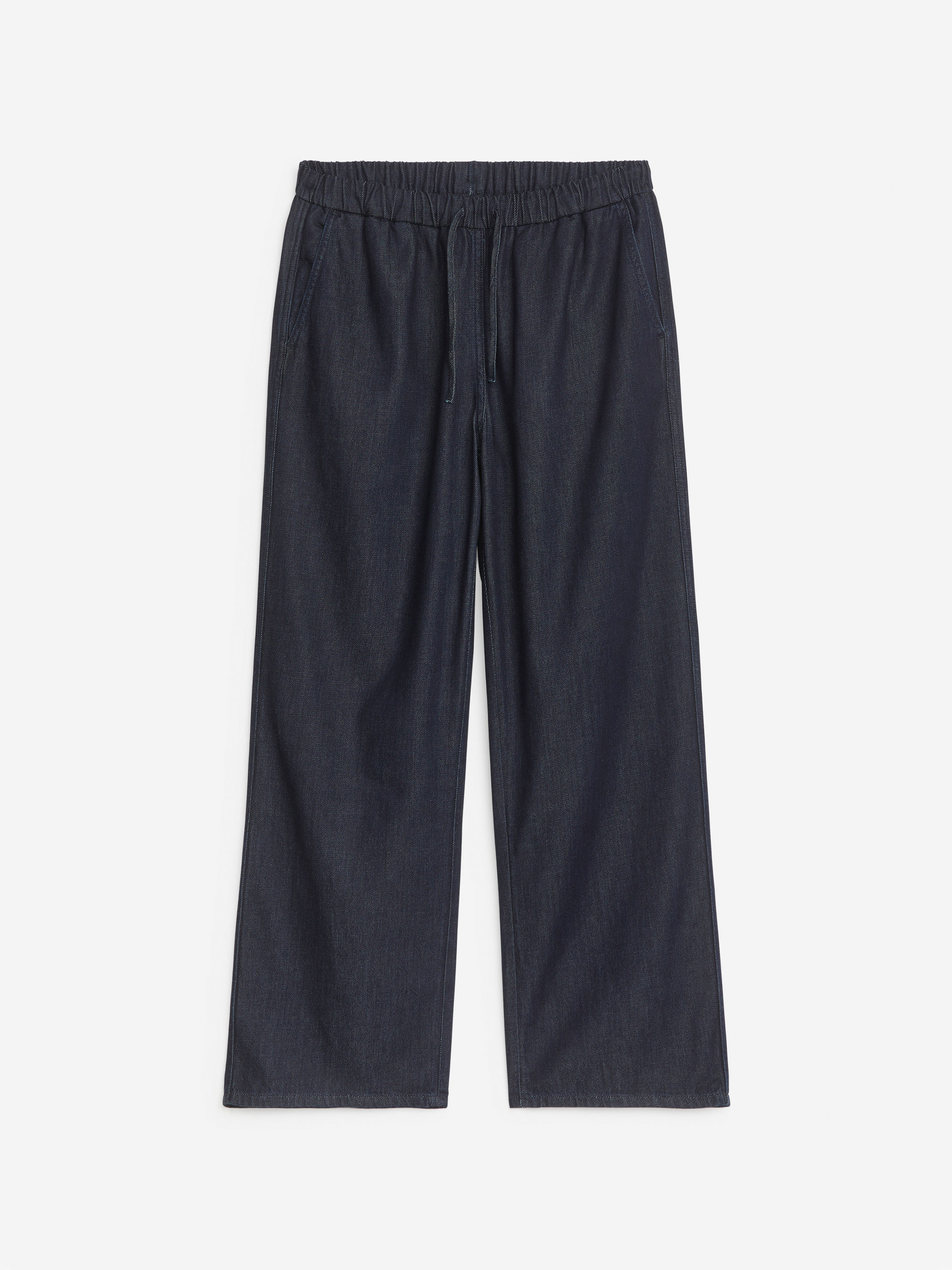 Raw Denim Trousers – Dark Blue – Women – ARKET EU
