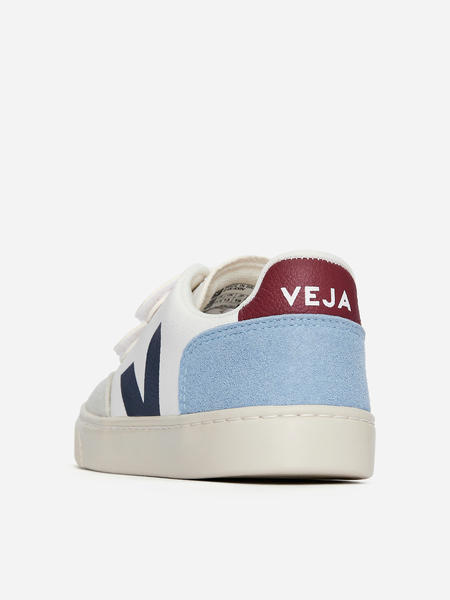 Veja V-12 Junior Trainers – Off White/Blue – ARKET NO
