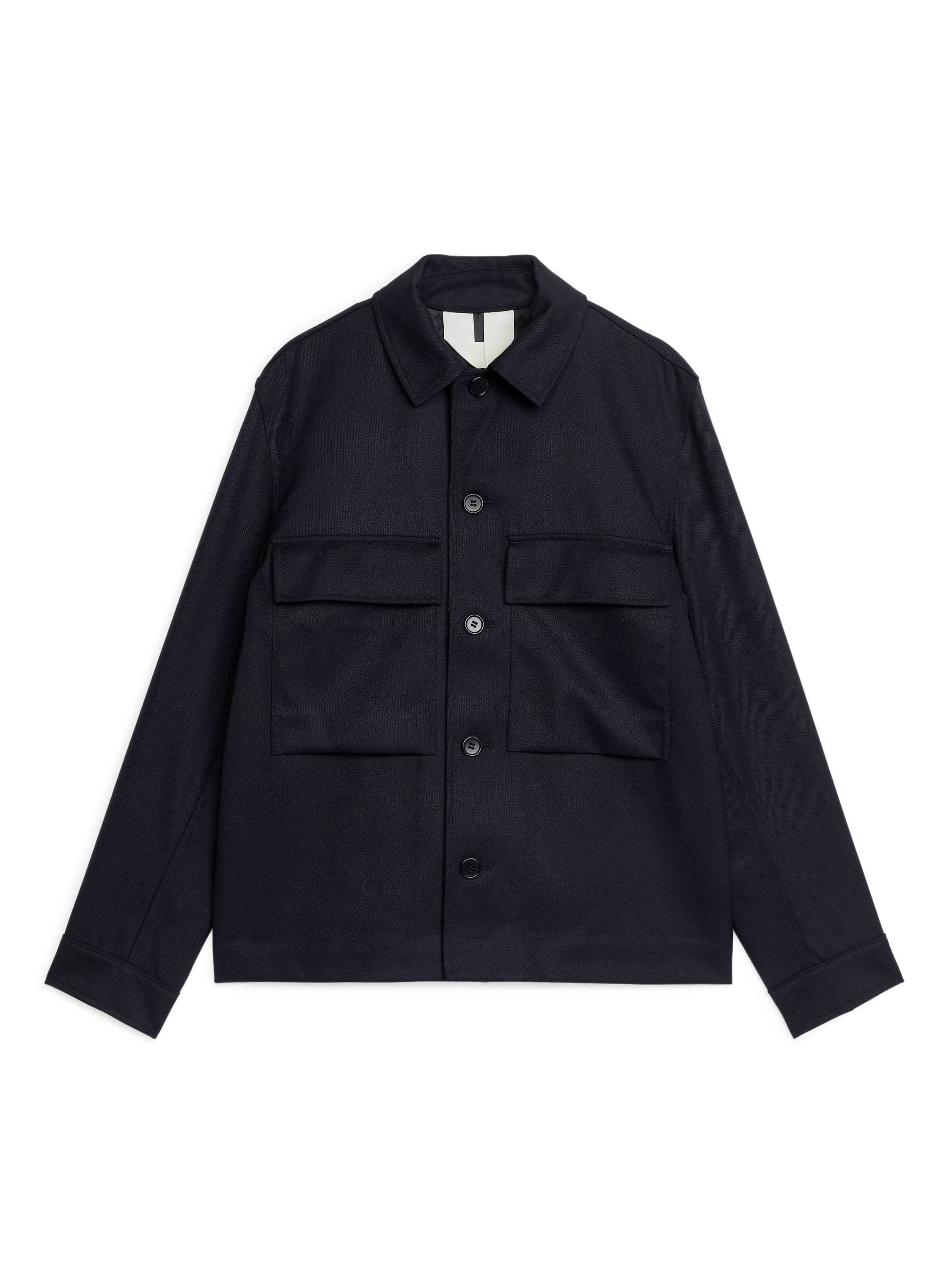Dressed Wool Blend Jacket – Dark Blue – Men – ARKET GB