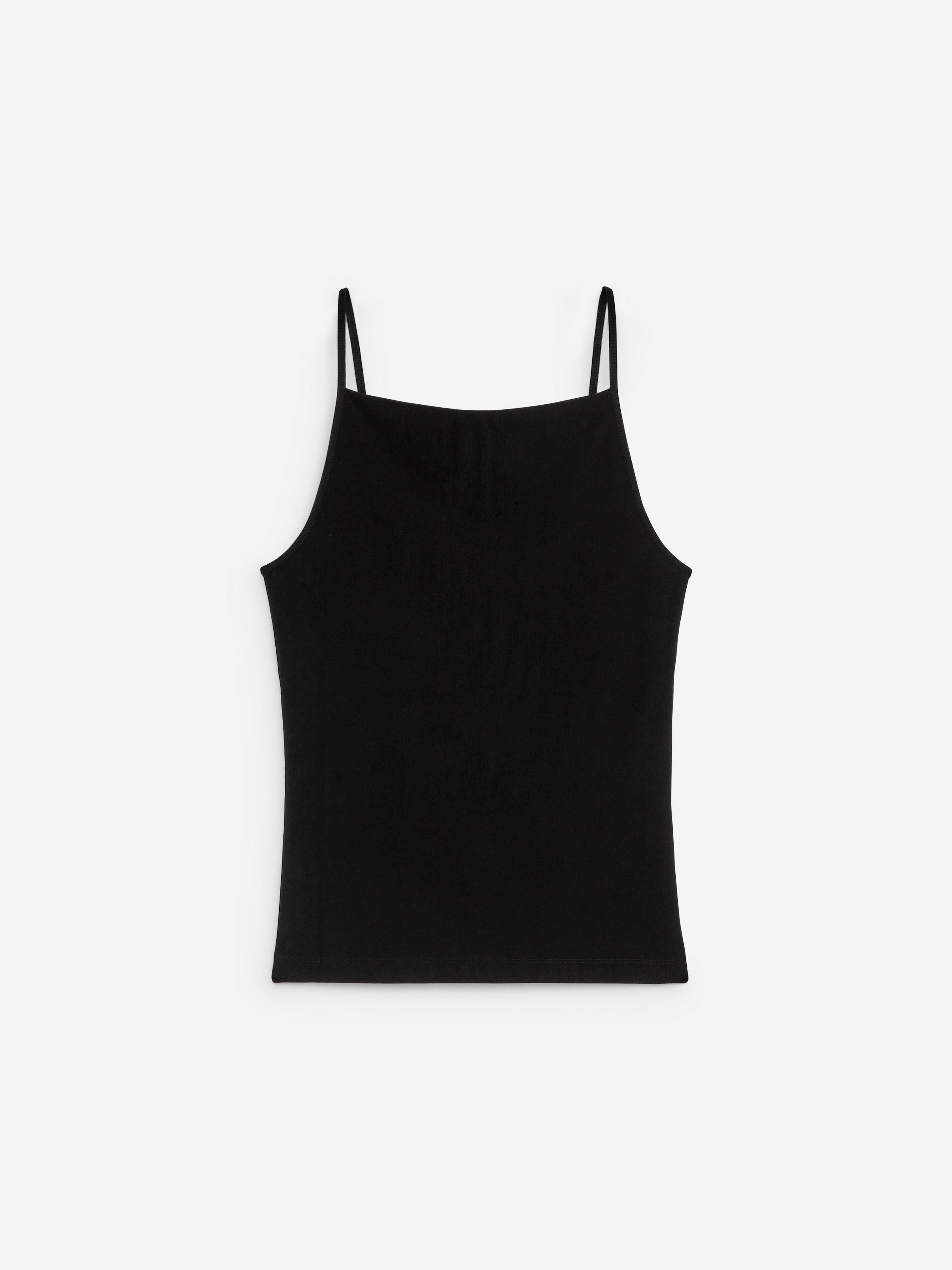 Rib Tank Top – Black – Women – ARKET GB