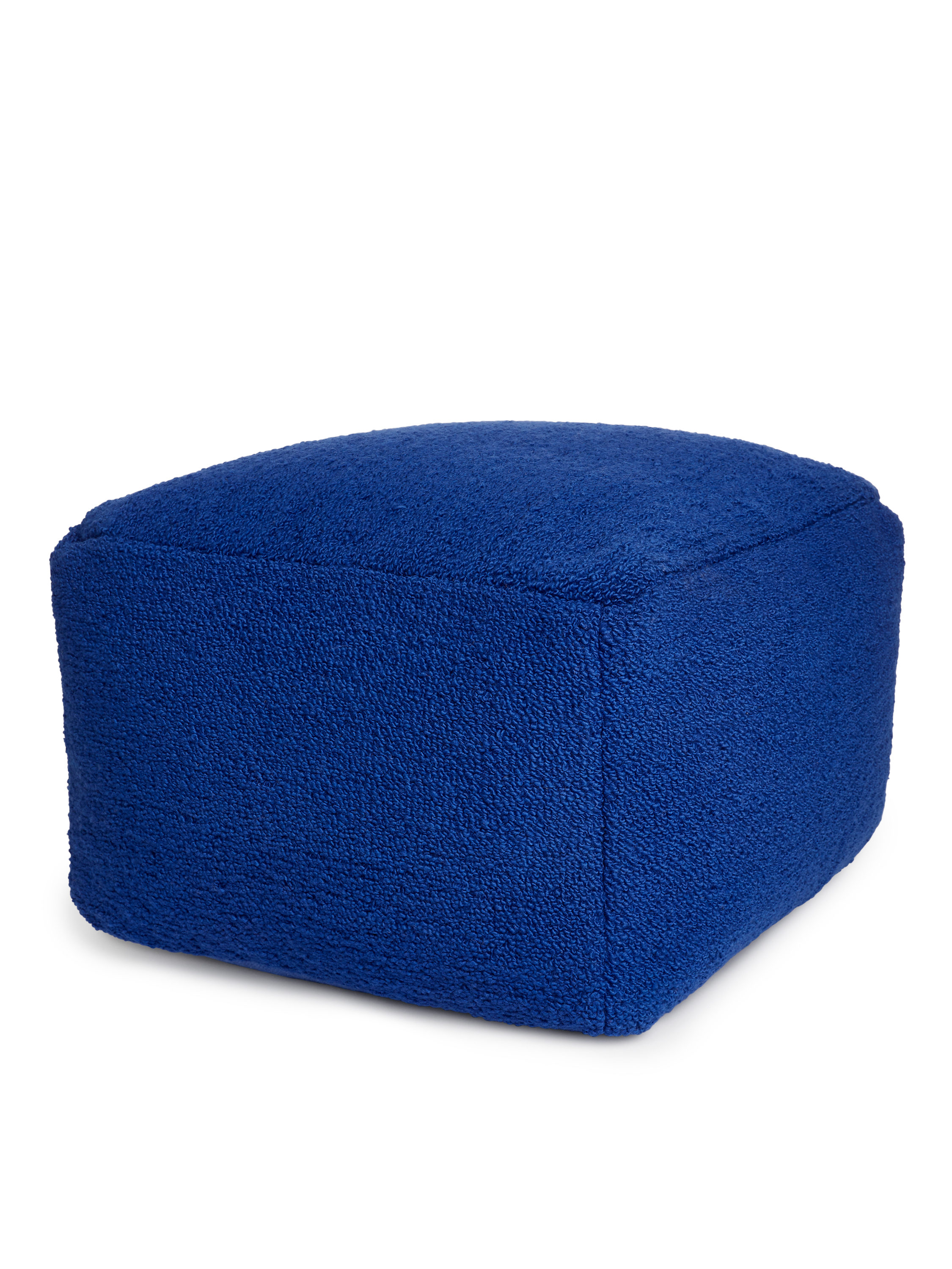 Cotton-Wool Pouffe – Blue – Homeware – ARKET NL